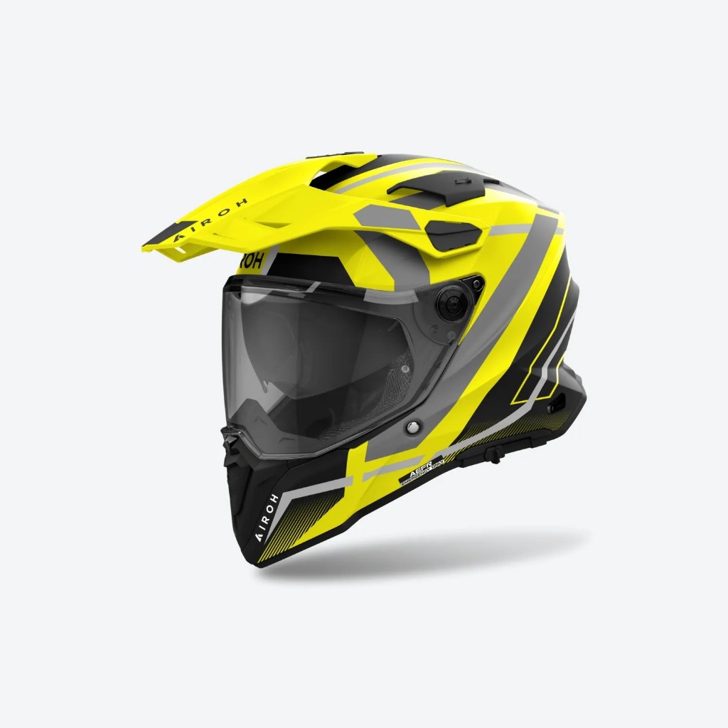 Jual AIROH COMMANDER 2 MAVICK YELLOW MATT | Shopee Indonesia