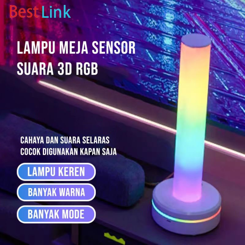 Jual Lampu LED RGB bar Spectrum audio music sound control+ Lampu Gaming ...