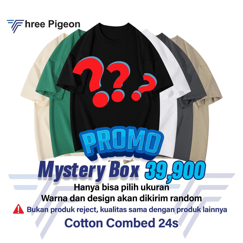 Jual MYSTERY BOX! Three Pigeon Premium Quick Dry T-shirt | Shopee Indonesia