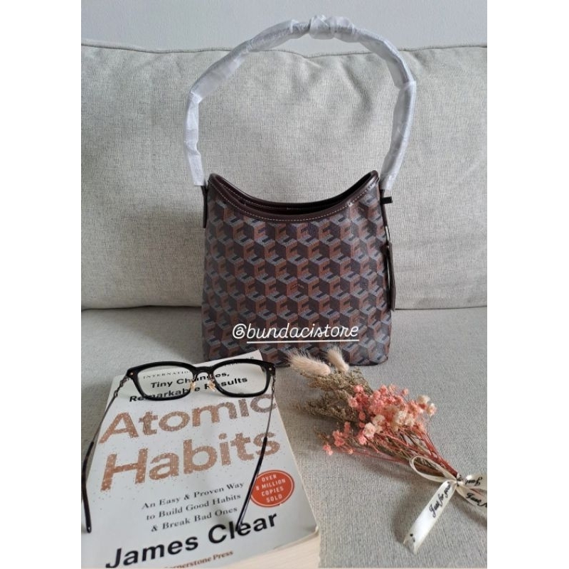 Jual ALESSO MINI HOBO CHRISTY NG ORIGINAL (CHESNUT) | Shopee Indonesia