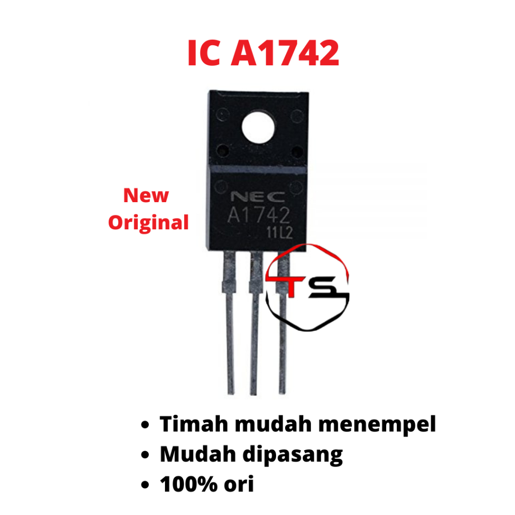 Jual IC A1742 2SA1742 Chip Mosfet Tarnsistor Driver New Original ...