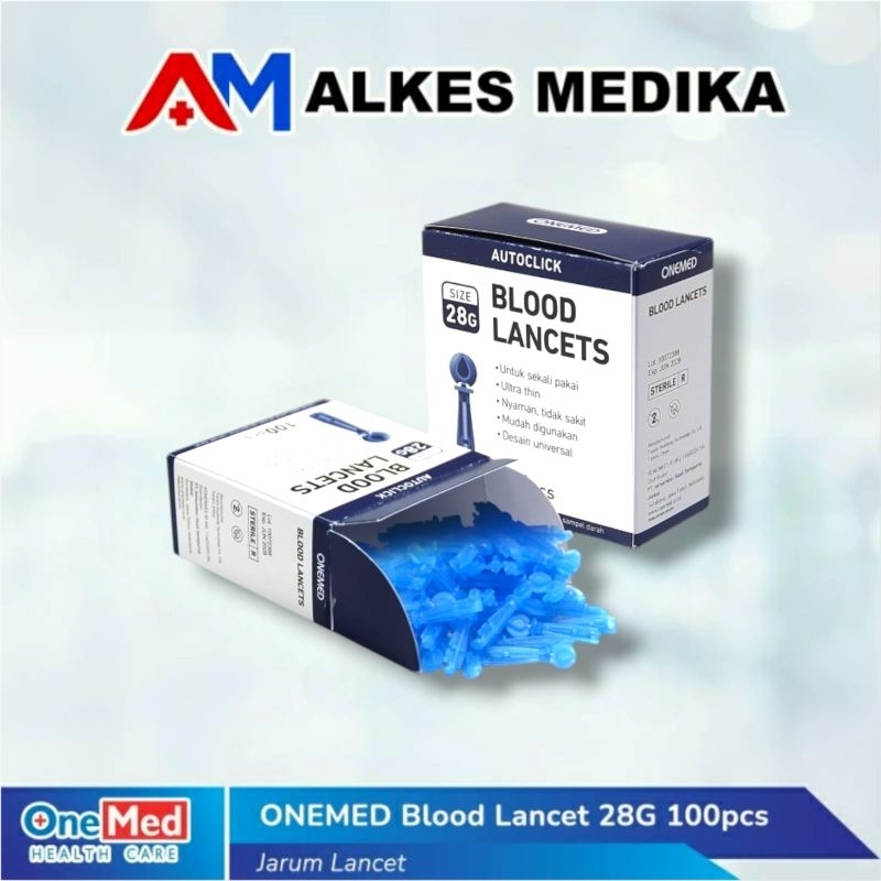 Jual ONEMED Lancet isi 100 / Lancet Onemed / Lancet / Onemed / Jarum ...