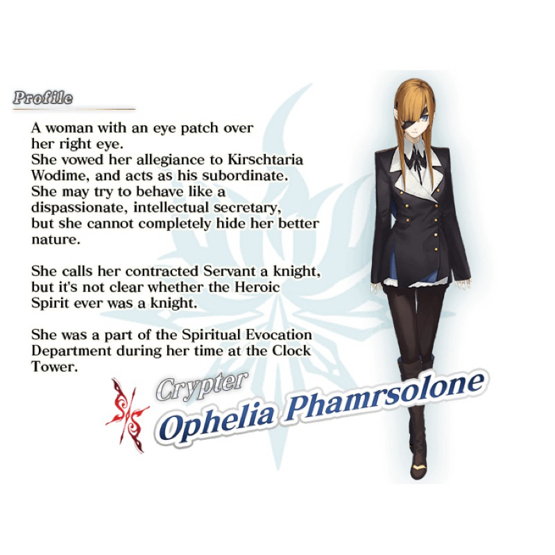 Jual Fate Grand Order Ophelia Phamrsolone Crypter Chaldea Master FGO ...