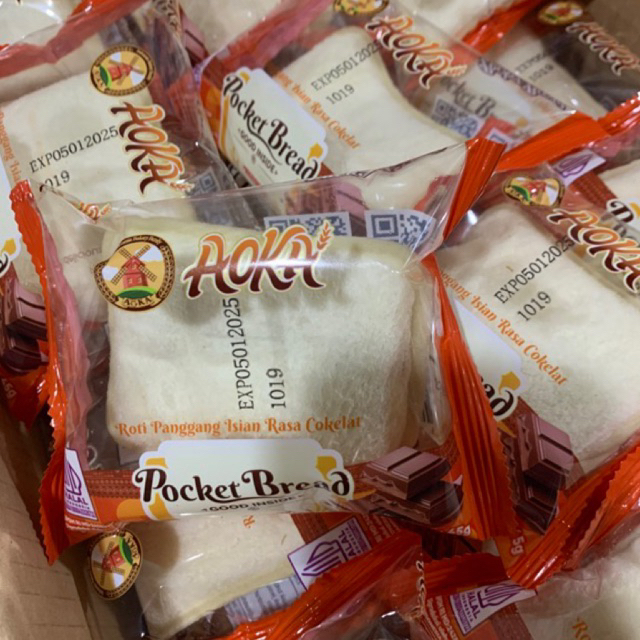 Jual Aoka Pocket Bread isi Cokelat termurah | Shopee Indonesia