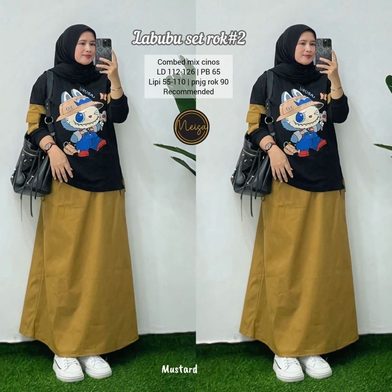 Jual Labubu Set Rok#2 by Meisa Realpict 4 Warna | Shopee Indonesia