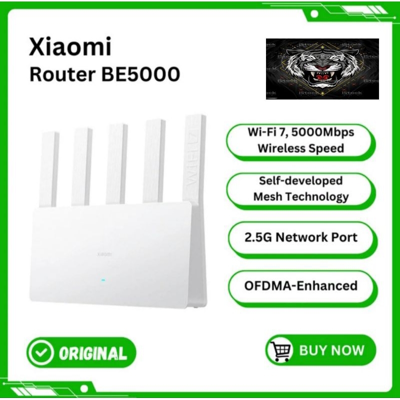 Jual Xiaomi Mi Router BE5000 WiFi 7 Mesh System 5000Mbps OFDMA MLO Dual ...