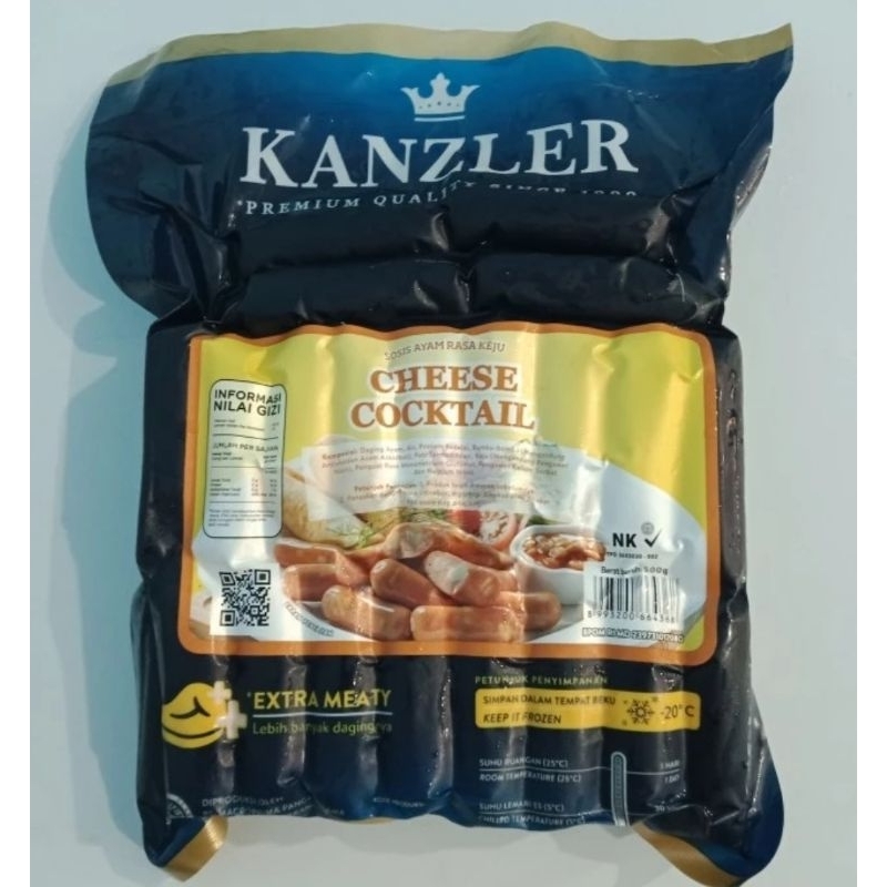 Jual Kanzler Cheese Cocktail Bogor Frozen | Shopee Indonesia