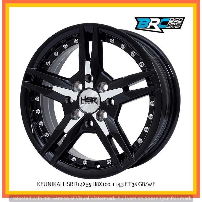 Jual Velg mobil sigra HSR keunikai r14 toko velg mobil BSD tangsel ...