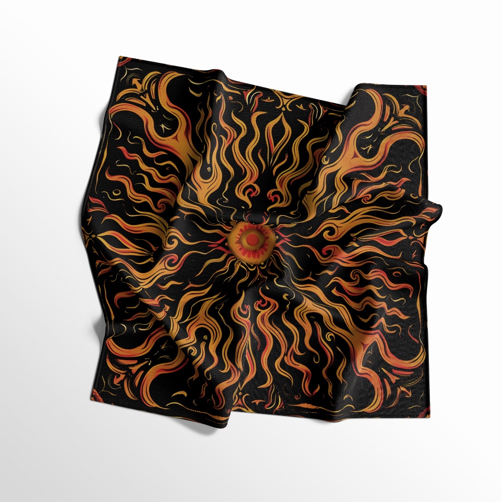 Jual CAPITAL - Syal Bandana Slayer multifungsi Motif fire eye Print Art ...