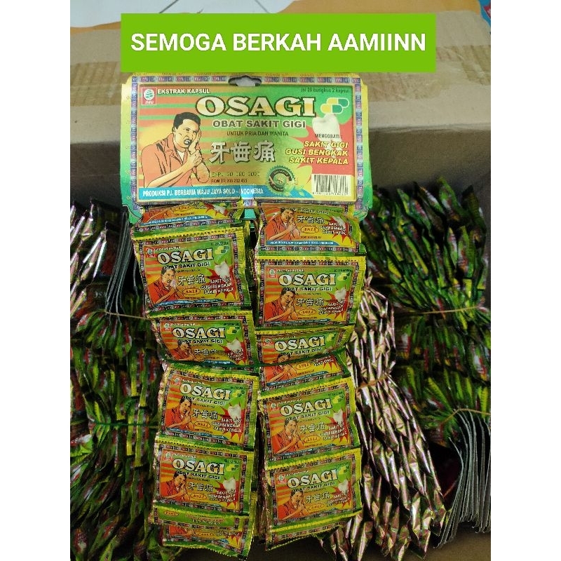 Jual PAKET 50 RENCENG OSAGI OBAT SAKIT GIGI ORIGINAL | Shopee Indonesia