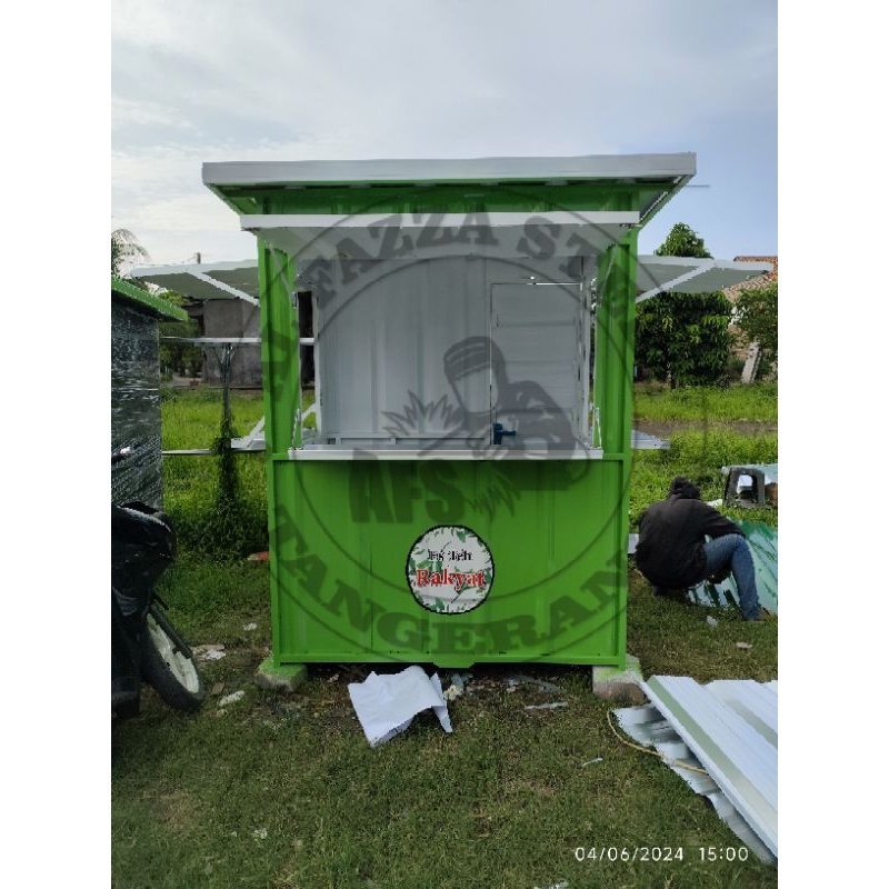 Jual booth kontainer booth dagang 150x100x200 | Shopee Indonesia