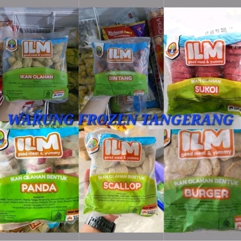 Jual ILM Aneka Bentuk Tempura Bintang Sukoi Panda Scallop Stik Es krim ...