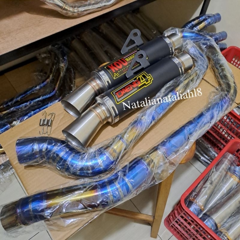 Jual Daeng sai4 super open spec pipe Raider 150fi,carb Rusi_tc125 150 ...