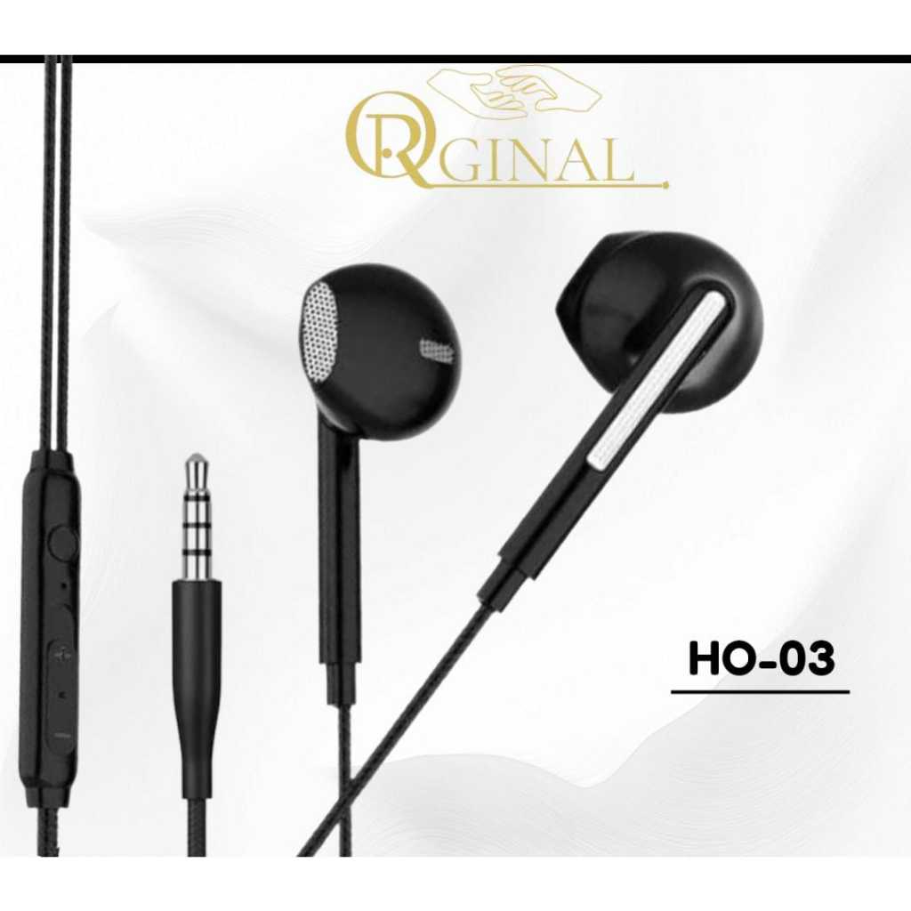 Jual HANDSFREE ORIGINAL HO-03 / Handsfree Jack Universal / Extra Bass ...
