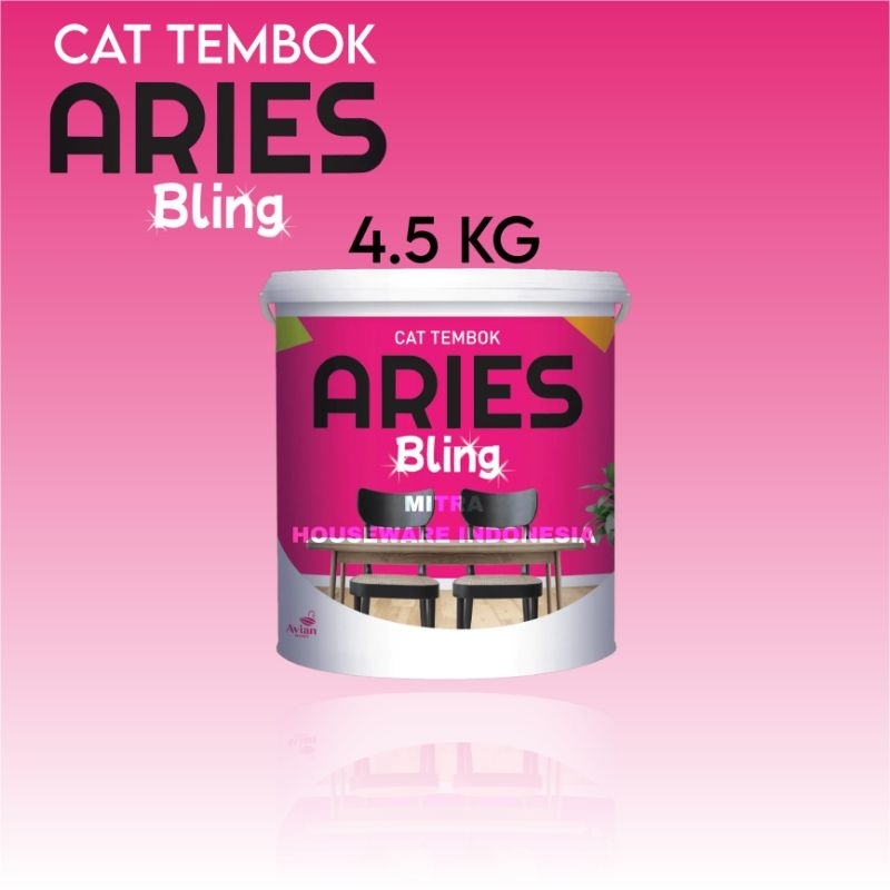 Jual Cat Tembok Aries Bling 4.5 KG Cat Interior | Shopee Indonesia