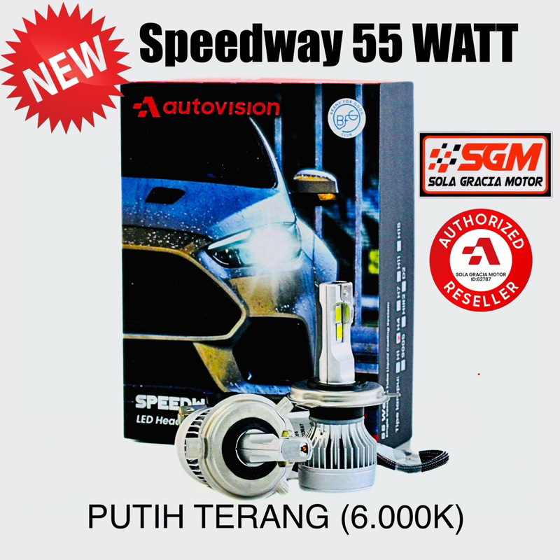 Jual LED Autovision Speedway 55 Watt Terang dan Fokus. | Shopee Indonesia