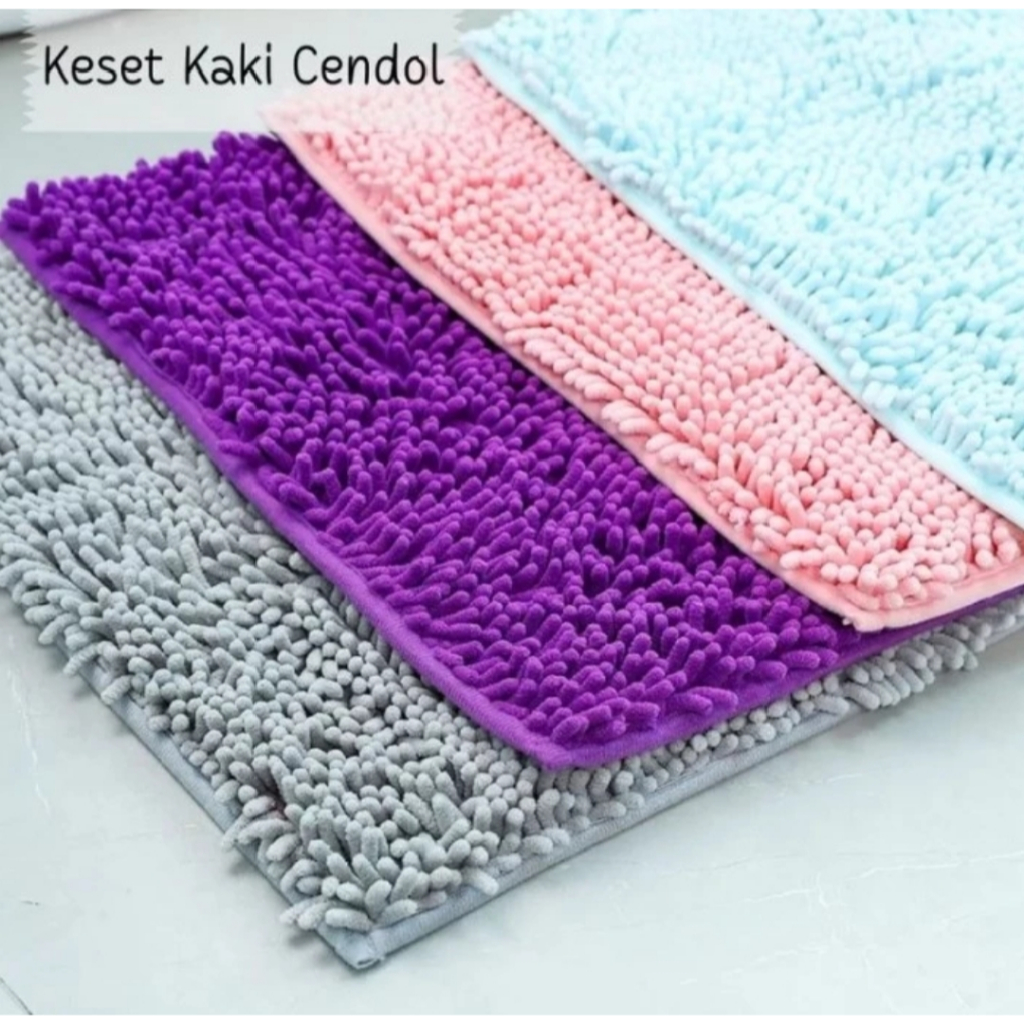 Jual keset cendol keset anti slip keset microfiber 60x40cm keset lembut ...