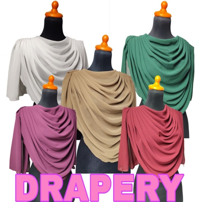 Jual Drapery instan hijab / drappery hijab instan / DRAPARI INSTAN ...