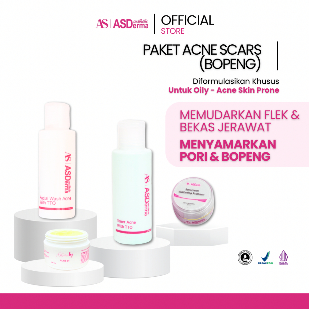 Jual Asderma Aesthetic Paket Acne Scars 100ML (Bopeng) | Shopee Indonesia