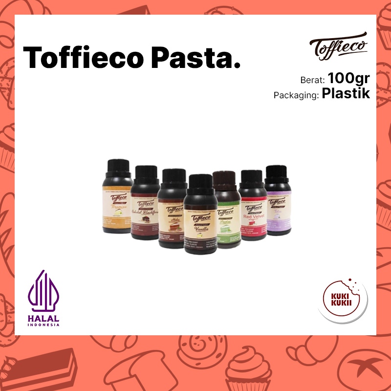 Jual Pasta Toffieco 100gr | Toffieco Pasta Perisa Pewarna Makanan 100 ...