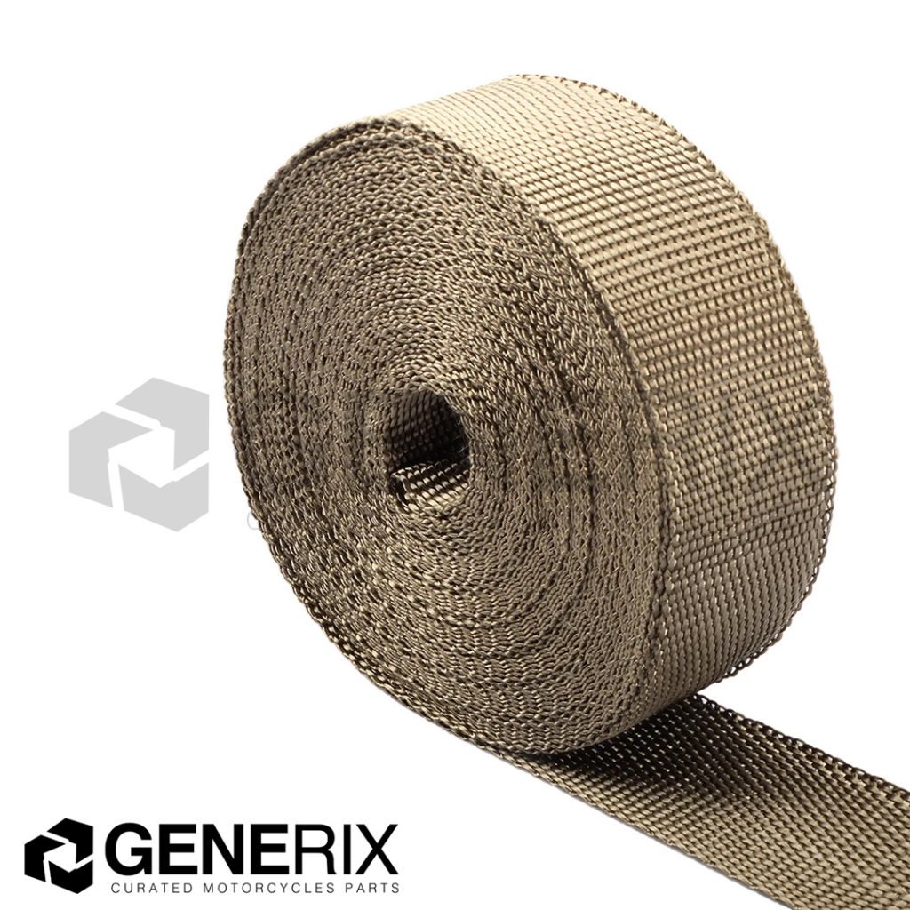 Jual GENERIX - EXHAUST WRAP / PELINDUNG KNALPOT TITANIUM 5M | Shopee ...