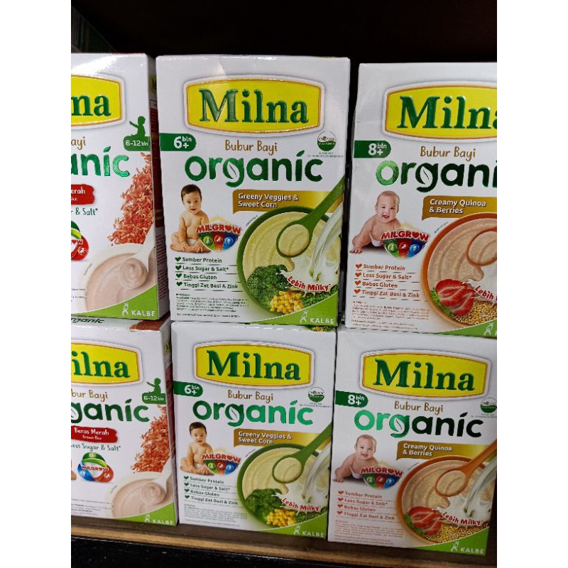 Jual milna bubur organik 100 gr | Shopee Indonesia
