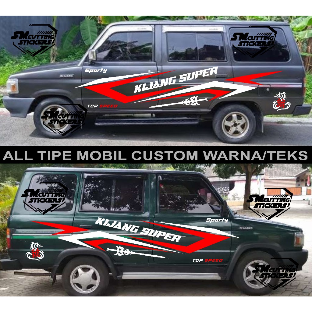 Jual Stiker Mobil Kijang Super Stiker Body Kijang Super Stiker Kijang ...