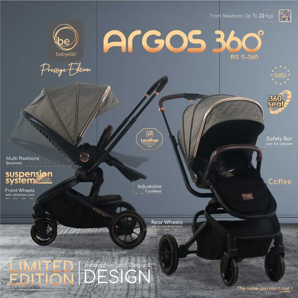 Jual Babyelle Prestige S 360 S360 Argos 360 Stroller - Babyelle ...