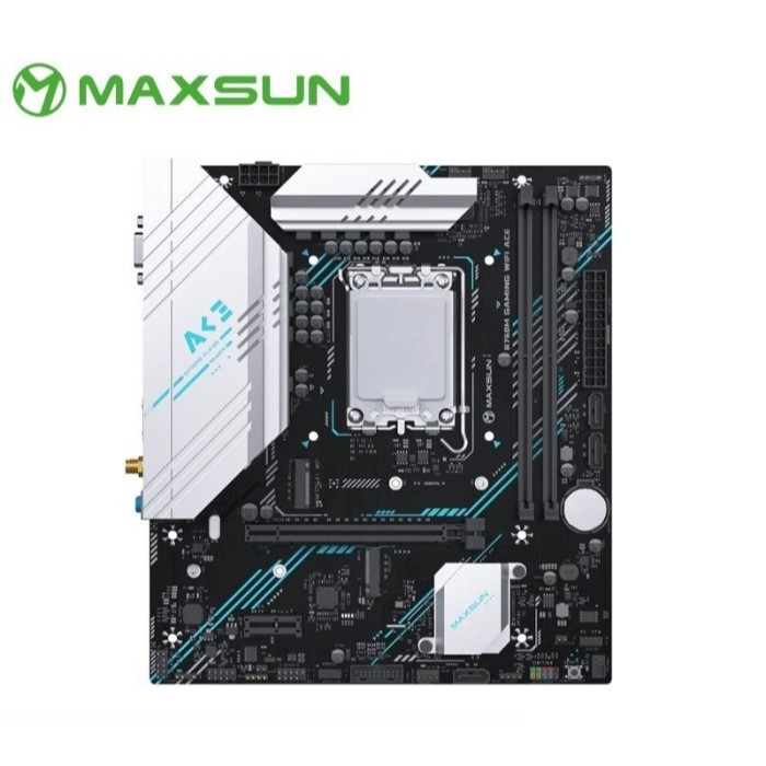 Jual MAXSUN Motherboard B760M GAMING WIFI ACE |Intel LGA1700 DDR5 Micro ATX | Shopee Indonesia