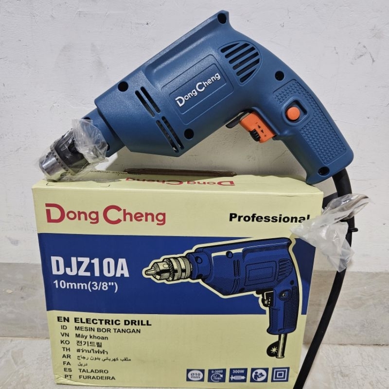 Jual Mesin Bor Tangan DongCheng DJZ10A Electric Drill Putra Inti | Shopee Indonesia