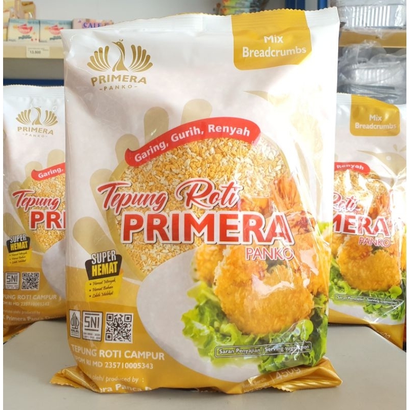Jual Panir Panko Primera Mix 450Gr / Tepung Roti Mix / Breadcrumb Mix ...