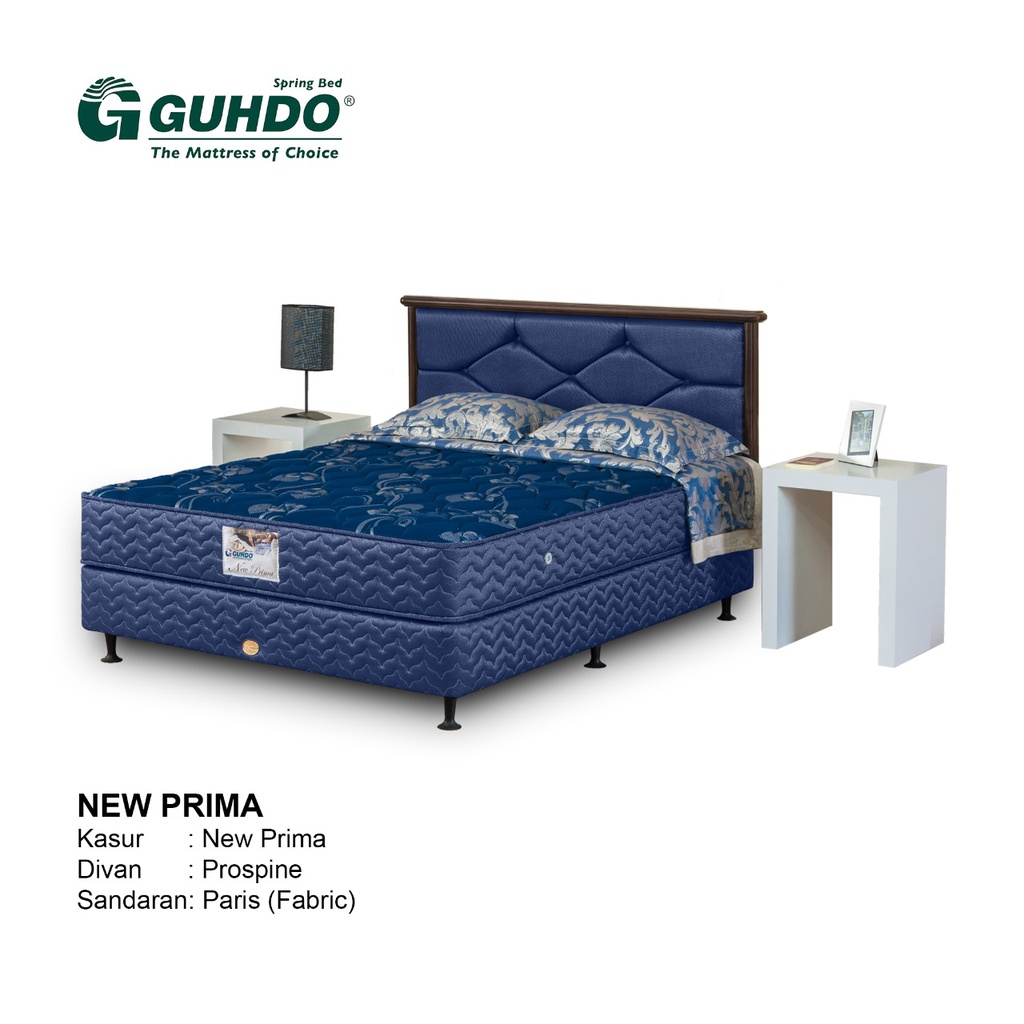 Jual Bed Set Spring Bed Guhdo New Prima - Paris Prospine Style Full Set | Shopee Indonesia