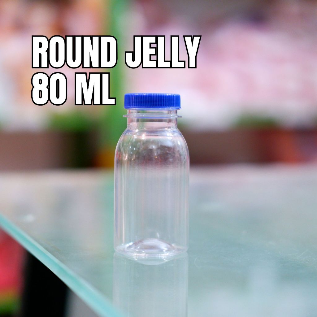 Jual BOTOL PLASTIK ROUND JELLY / BOTOL PLASTIK ZAM - ZAM 80 ML | Shopee ...