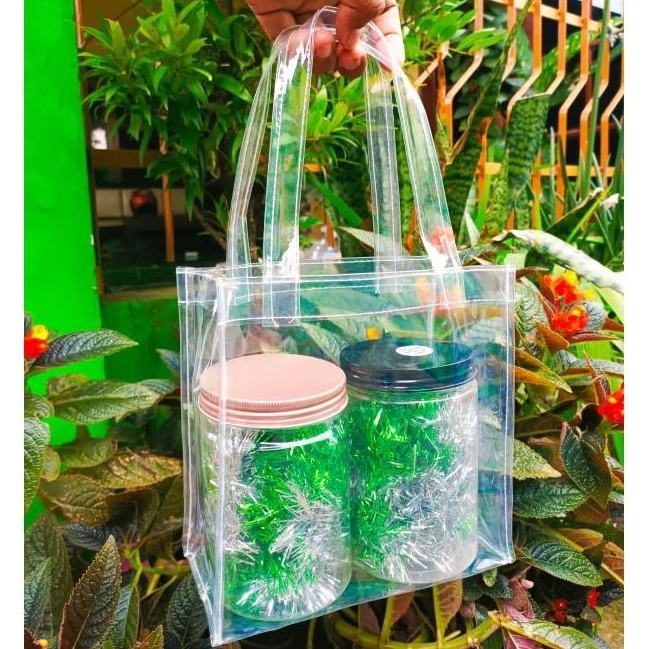Jual Tas Transparan Murah P.20 L.10 T.20 PwC | Shopee Indonesia