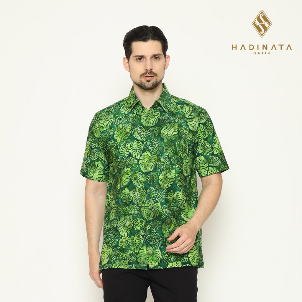 Jual Signature Hadinata Batik Pria Kemeja Pendek Cap Furing Ishwar ...