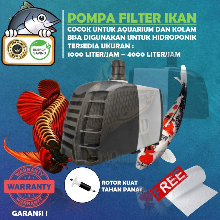 Jual PROMO MURAH POMPA KOLAM IKAN POMPA AQUARIUM POMPA AIR HIDROPONIK ...