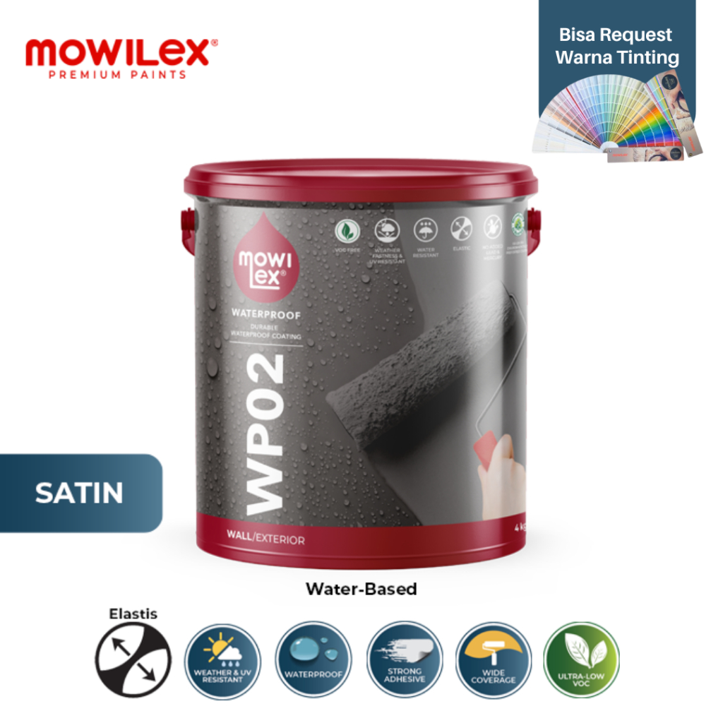 Jual Mowilex WP02 Waterproof Cat Pelapis Anti Bocor TINTING COLOUR - 1 ...