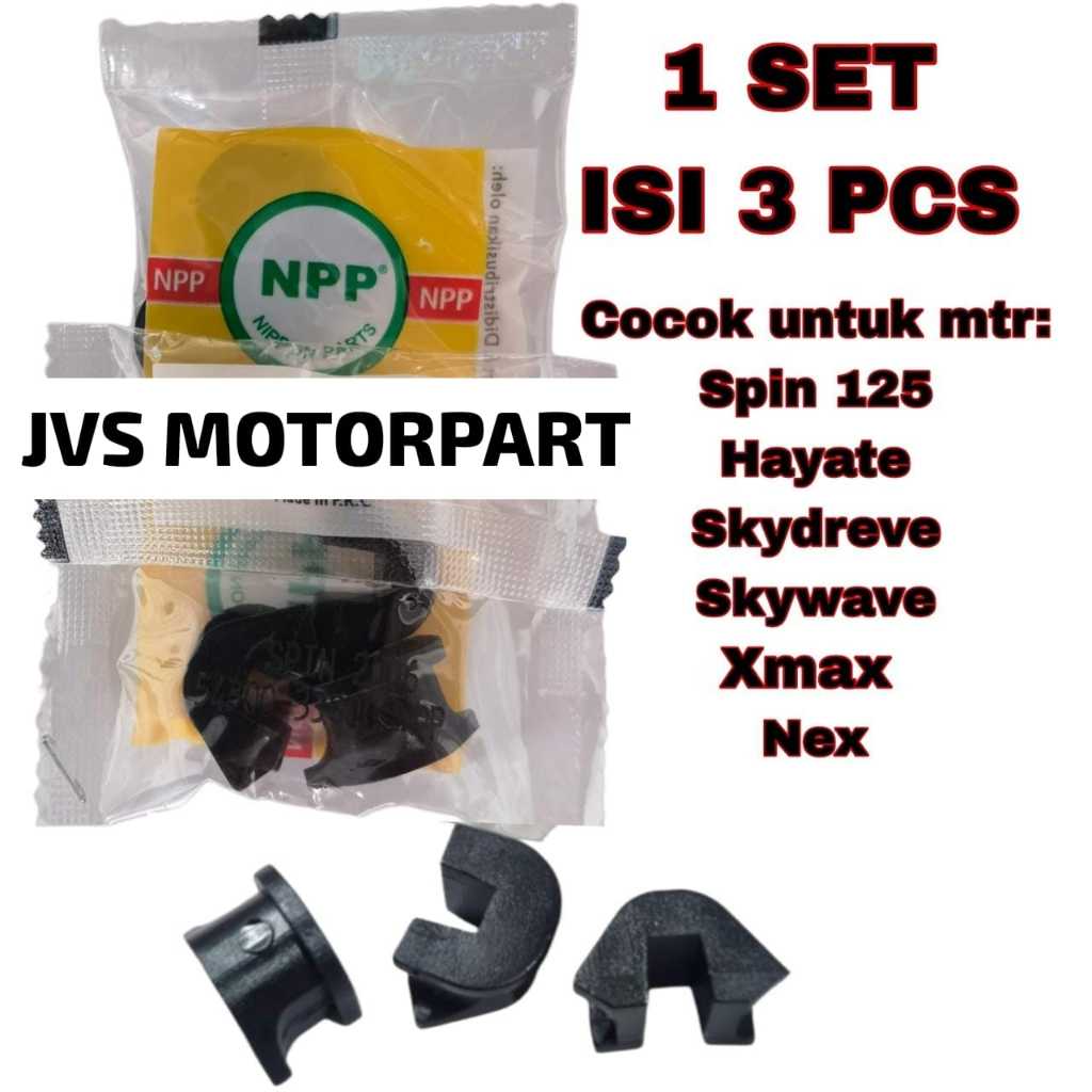 Jual JVS - Slider Plastik Klip Rumah Roller SPIN 125, NEX, SKYWAVE ...