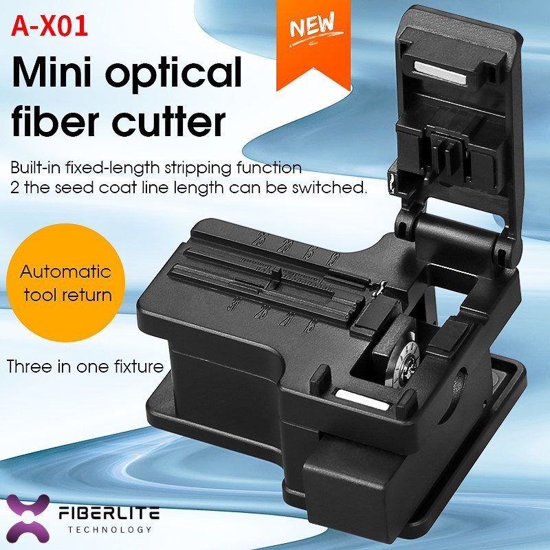 Jual Mini Fiber Cleaver AUA-X01 Comptyco Fiber Optic Cable 3-in-1 Clamp ...