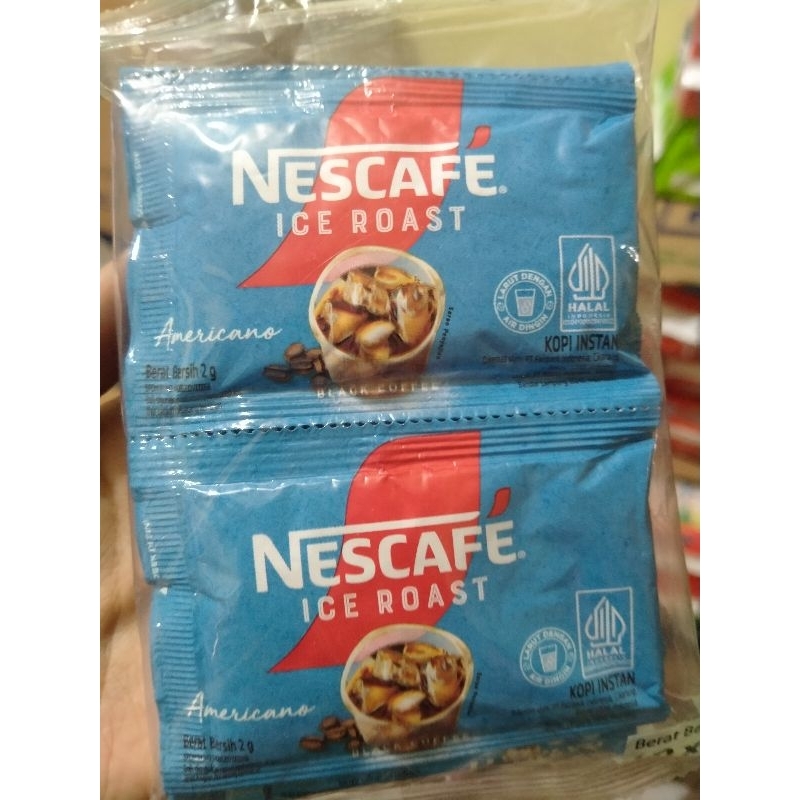 Jual Nescafe Ice Roast Kopi Instan Americano Bag 10 x 2 g//NESCAFE ...