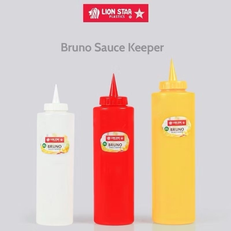 Jual LION STAR - BOTOL SAOS BRUNO SAUCE KEEPER 425,550,720ML || BOTOL ...