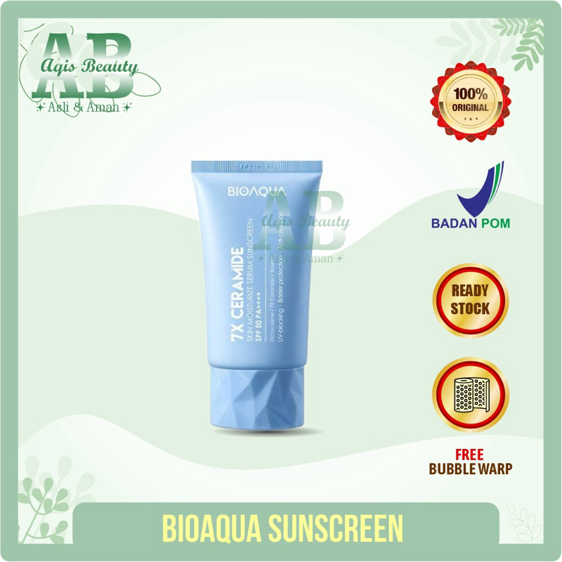 Jual [ASLI][BPOM] BIOAQUA 7X Ceramide Skin Moisturize Serum Sunscreen ...