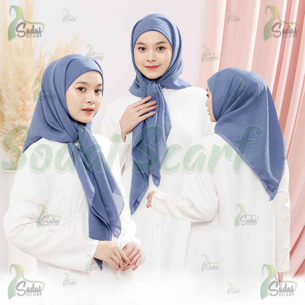 Jual Hijab Segi Empat Inner 2 in 1 Polly Cotton Premium / Jilbab ...