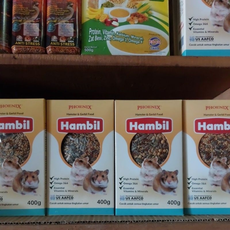Jual Hambil makanan hamster 400gr | Shopee Indonesia