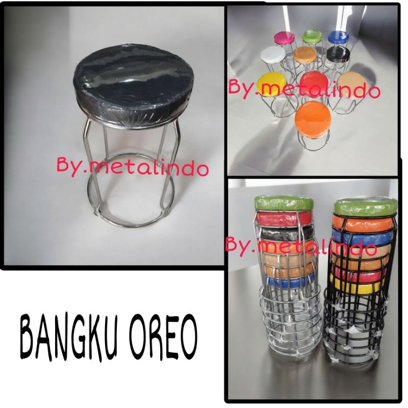 Jual CAISHEN Bangku Bakso Oreo Bangku Bulat Bangku Susun Bangku Caffe ...