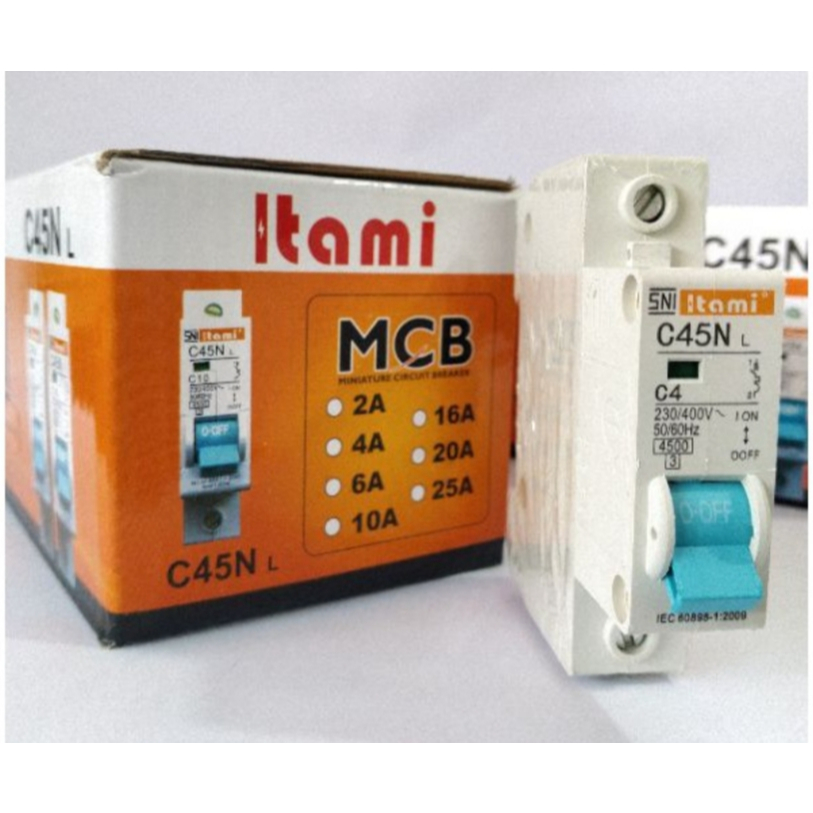 Jual MCB ITAMI Murah, MASAKI ITAMI Itami TERMIS/MCB 2A/C2 4A/C4 6A/C6 ...