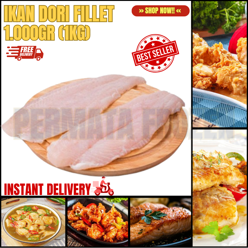 Jual Ikan Dori 1kg Frozen Food / Dory Fish Fillet 1kg | Shopee Indonesia