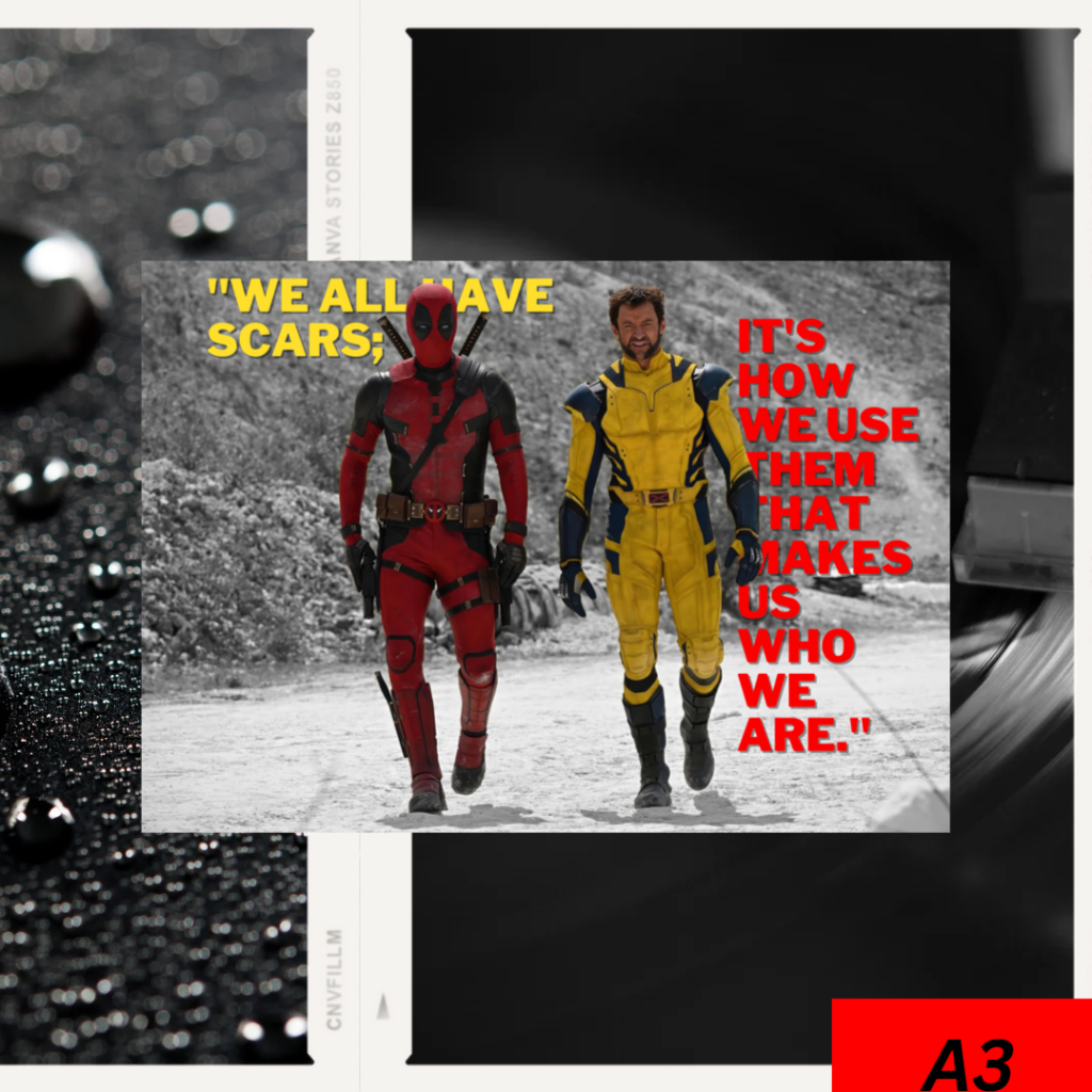 Jual Aesthetic | Poster MARVEL Deadpool & Wolverine A3 | Quotes ...
