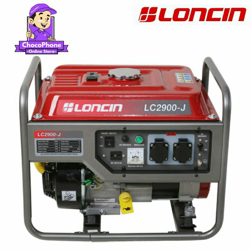 Jual Mesin Genset Generator Listrik Bensin Loncin LC2900-J LC-2900J LC 2900 2000W | Shopee Indonesia