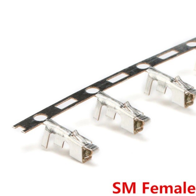 Jual 1Pcs Female Crimp Pin Terminal Connector SM JST 2.54 Pitch 2.5 hitam | Shopee Indonesia